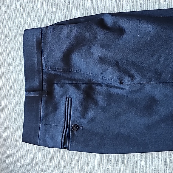 Estrato | Pants | Mens Estrato Navy Blue Wool Dress Pant | Poshmark